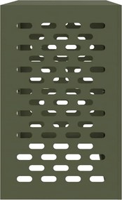 vidaXL Ochrana klimatizace Olivově zelená 110 x 50 x 80 cm