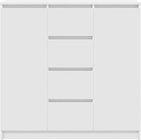 Příborník se zásuvkami bílý 100,5x35x98,5 cm kompozitní dřevo 3328453
