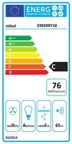 Závěsná ostrůvková digestoř dotykový LCD 55 cm práškovaná ocel - Default Title