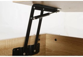 Konferenční stolek Riwa se zvedací deskou 80 cm dub artisan