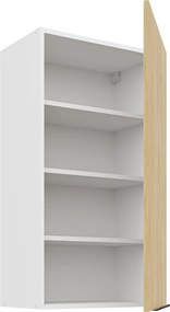 CREMONA bc | horní skříňka 50 G-90 1F policová | 50 cm | VYSOKÁ | bílá/cremona