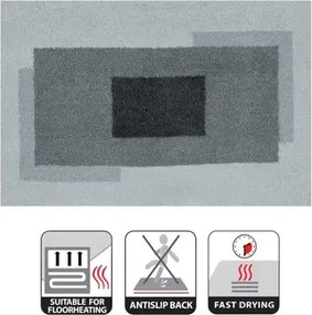 Spirella ANELA koupelnová předložka 60 x 90 cm šedá / polyester / prot