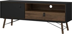 TV stolek Rain, černý mat / ořech