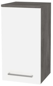Mereo Bino koupelnová skříňka horní 63 cm, levá, Multidecor, Beton tmavě šedý CN695BET2