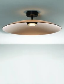 LED černo-moce hnědé moderní stropní svítidlo Polifemo