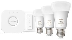 Smart startovací balíček 5 ks E27, 11 W White and color ambiance – Philips Hue