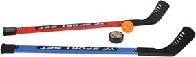 RAPPA Hokejky s míčkem a pukem / Venkovní hra / 2x hokejka 90 cm / pla