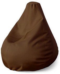 Sablio Sedací vak Pear Čokoládově hnědá - 70 x 70 x 95 cm