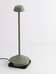 Venkovní stolní lampa Lumo zelená