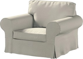 Potah na křeslo IKEA Ektorp barva béžová látka pletený vzor