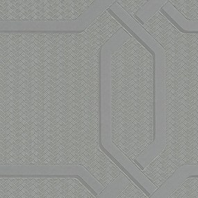 Luxusní geometrická vliesová tapeta Z21101, Metropolis, Zambaiti Parati