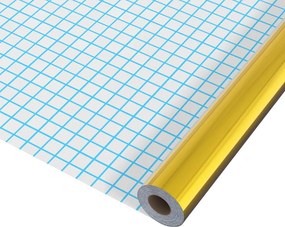 Samolepící tapeta na nábytek zlatá vysoký lesk 500 x 90 cm PVC 326149