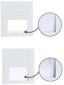 Paulmann 80002 - LED/1W Schodišťové svítidlo se senzorem TSARO 230V Lead/bílá