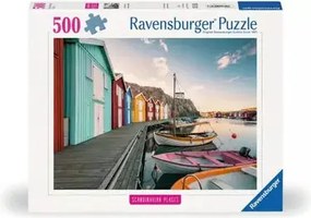 Ravensburger Skandinávie: Loděnice ve Smogenu - Švédsko / 500 dílků /
