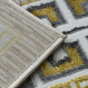 Dywany Łuszczów, Kusový koberec Bliss Z205AZ127 cream/gold, 80x150, béžová, kancelář