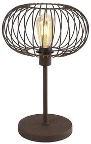 Klausen KL108018 - Stolní lampa WIRE 1xE27/15W/230V hnědá