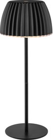 Livarno® Aku stolní LED lampa s USB a dotykovým stmívačem (černá)