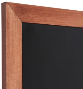 Dřevěná tabule 60 x 80 cm, světle hnědá