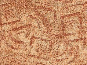 Metrážový koberec Bella/ Marbella 53 oranžová Šíře role: 4 m