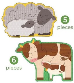 Petit Collage První puzzle zvířátka z farmy