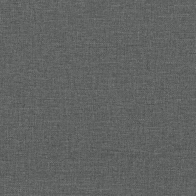 Pohovka 2místná tmavě šedá textil