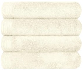 SCANquilt modalový ručník MODAL SOFT smetanová osuška 70 x 140 cm