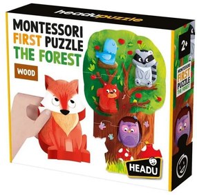 Headu Montessori Moje první puzzle - Les EN