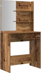 Set toaletního stolku staré dřevo kompozitní dřevo 3329189