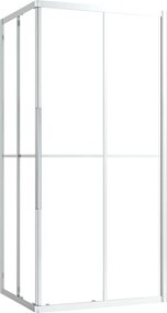 vidaXL Sprchová kabina ESG 90 x 70 x 180 cm [150759] Barva: Stříbrná