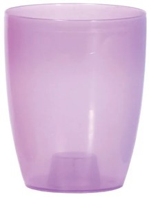 Prosperplast Květináč COUBI ORCHID vysoký fialový transp. mat. 16cm