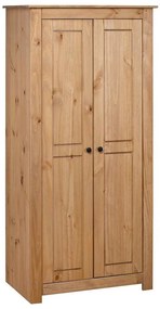 Šatní skříň 80 x 50 x 171,5 cm masivní borovice řada Panama 282664