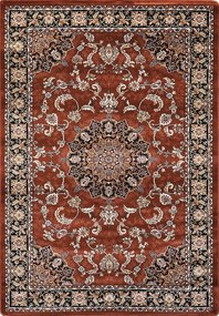 Berfin Dywany, Kusový koberec Anatolia 5857 V (Vizon), 250x350, hnědá, chodba / předsíň
