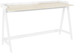 Danish style Pracovní stůl Alvin, 120 cm, přírodní / bílá