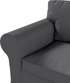 Potah na křeslo IKEA Ektorp barva šedá látka pletený vzor