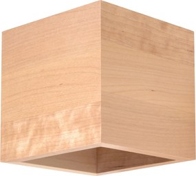 Sollux Lighting Nástěnné svítidlo QUAD přírodní dřevo