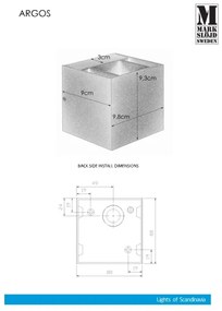 Markslöjd 106521 - LED Venkovní svítidlo ARGOS LED/4W/230V IP44 šedá
