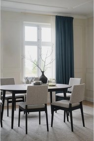 Krémová/v tmavě přírodní barvě jídelní židle z dubového dřeva Medford – Rowico