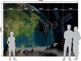 Fototapeta na zed' Cesta do Vesmíru | 360 x 254 cm | DFTS0094