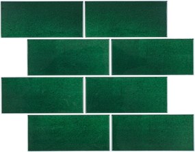 Livarno® Dekorativní samolepicí obklady, 10 kusů (zelená)