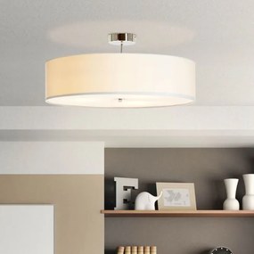 Brilliant 93522/05 Stropní lustr ANDRIA bílá textilie, průměr 60cm