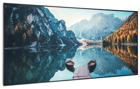 Klarstein Wonderwall Air Art Smart, infračervený ohřívač, 120 x 60 cm, 700 W, moře horizontálně