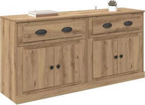 Konzole 2 ks Artisanový dub 70 x 35,5 x 67,5 cm 3402660