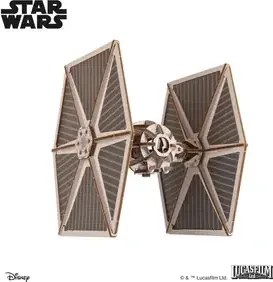 Ugears 3D dřevěná mechanická skládačka Star Wars Stíhačka TIE