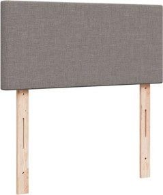 Box spring postel s matrací taupe 100 x 200 cm textil 3288096