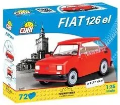 COBI 24531 FIAT 126el / 1:35 / 72 kostek / od 5 let