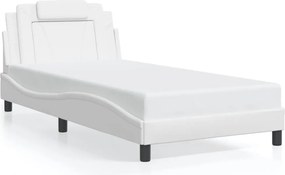 Rám postele Viana s LED bez matrace bílý 100 x 200 cm 3214002