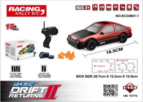 HBToys Sportovní auto na dálkové ovládání RC Drift - červená