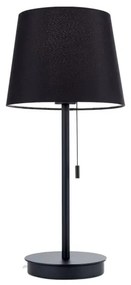 Orion LA 4-1205/1 - Stolní lampa s USB portem LUDWIG 1xE27/40W/230V černá