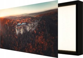 Led Podsvícený Obraz Přístřešek rámeček černý Canvas Slim 40x50 napájecí adaptér
