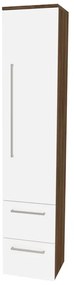 Mereo Bino, koupelnová skříňka vysoká 163 cm, pravá, Multidecor, Ořech Pacifik tabákový CN698OPT2